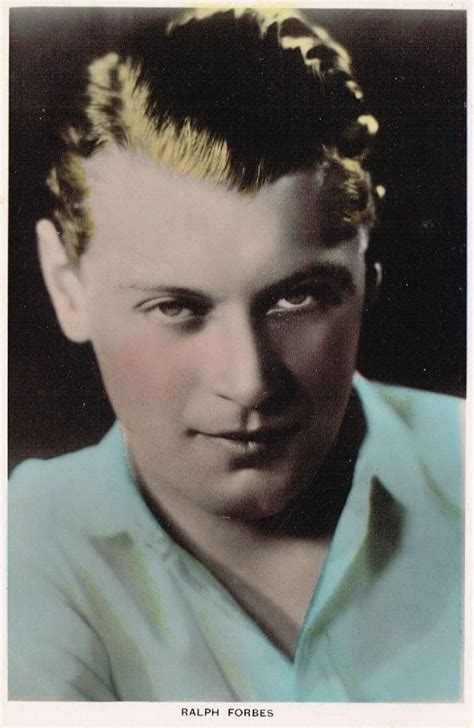 Ralph Forbes Picturegoer Colourgraph Old Hollywood Actors Silent