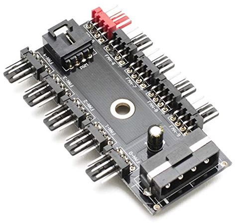 Buy BUYMINERS CA Chassis Fan Hub CPU Cooling Port V Molex To PWM Connector With Pin