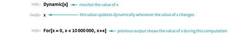 Dynamically Monitor Values Of Variables—wolfram Documentation