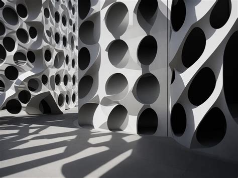 Premium Photo Abstract Architectural Shadows Creating Geometric Patterns And Forms