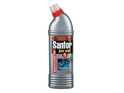 SANFOR (САНФОР) для прочистки труб 750 мл купить в интернет-магазине ...
