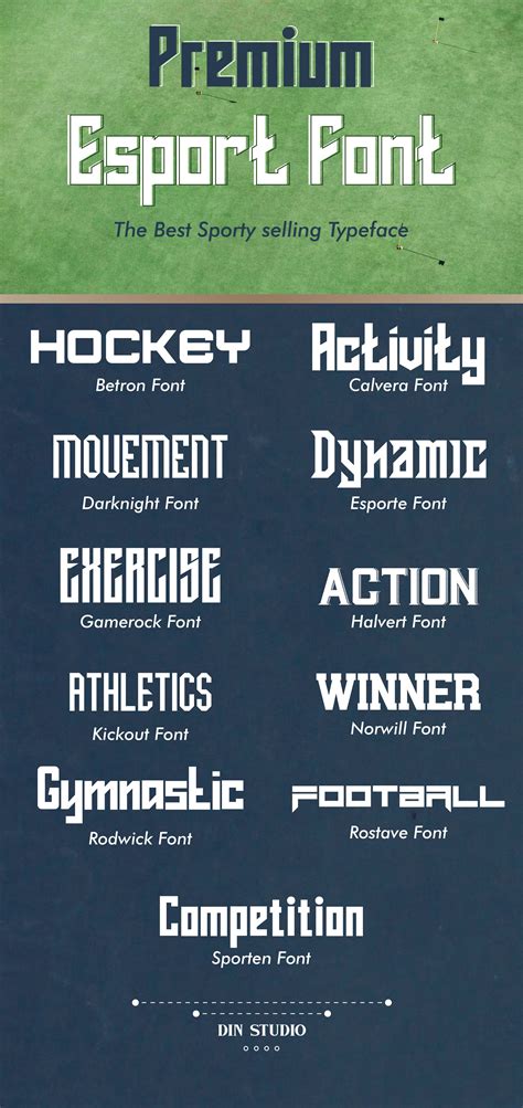 Lifetime Bundle Esport Font Sports Fonts For Powerful Designs Font