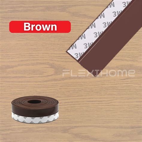 1M Door Block Waterproof Silicone Window Sealing Strip 3M Self Adhesive Seal Penyendal Penutup