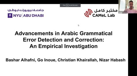 underline advancements in arabic grammatical error detection and