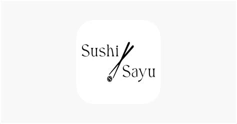 Sushi Sayu On The App Store