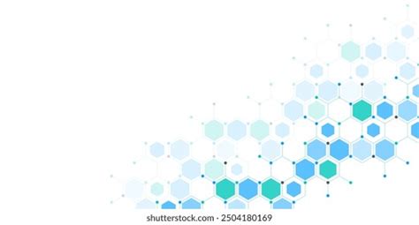 Genetic Engineering Molecular Structure Hexagon Dna Stock Vector Royalty Free 2421231051