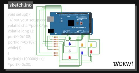 Mega2560led1jan242024 Wokwi Esp32 Stm32 Arduino Simulator