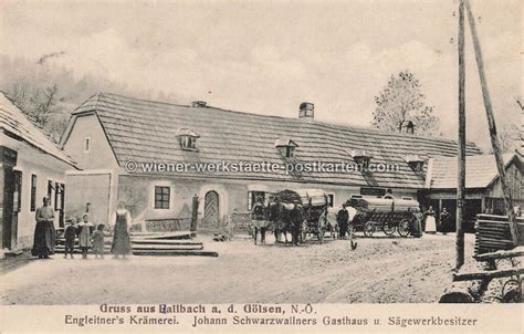 Hallbach An Der Gölsen Sägewerk 1910 Wiener Werkstätte Postkarten