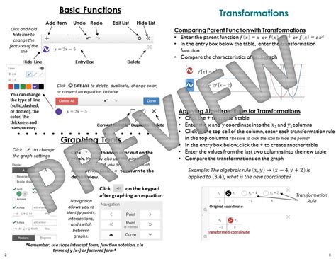 Desmos Graphing Calculator Cheat Sheet Amped Up Learning