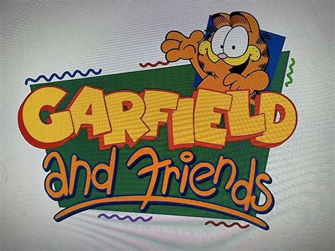 Garfield And Friends Logo Neon Genesis Evangelion Meets Garfield And
