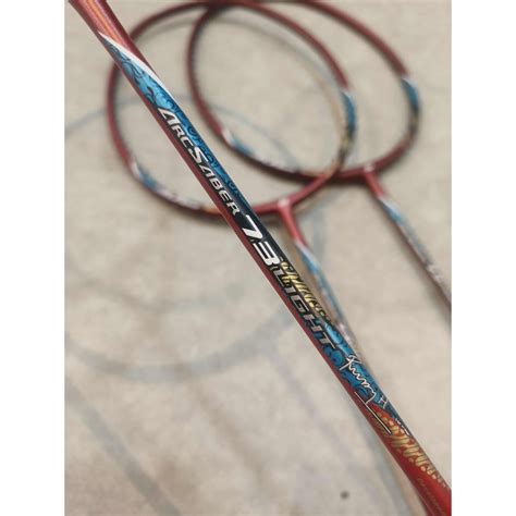 Yonex Arcsaber 73 Light Ruby Red Badminton Racquet Shopee Philippines