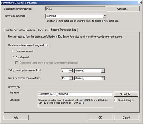 Sql Server Transaction Log Shipping Does Not Restore Trn Files Erpcoder