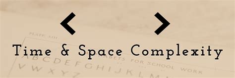 Part 1 How To Calculate The Time And Space Complexity Of Simple Programs