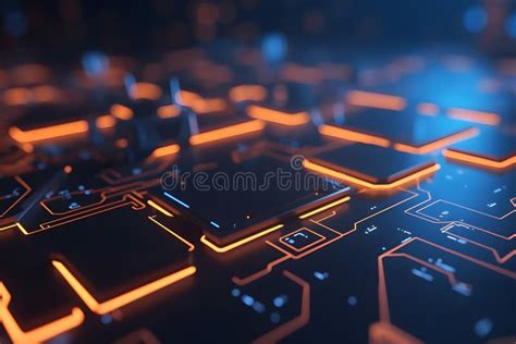 Close Up View Of A Modern Gpu Card With Circuit And Colorful Lights And