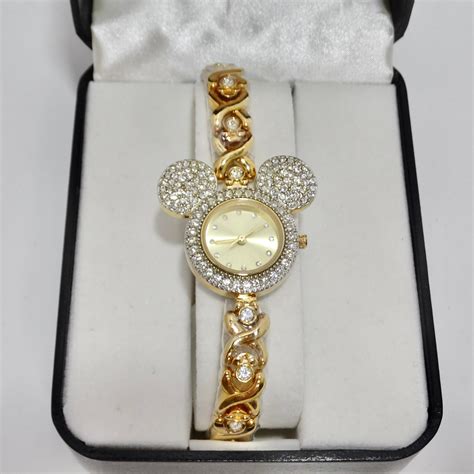 1980s Disney Mickey Mouse Gold Plated Rare Collectible Watch For Sale At 1stdibs Gold Mickey