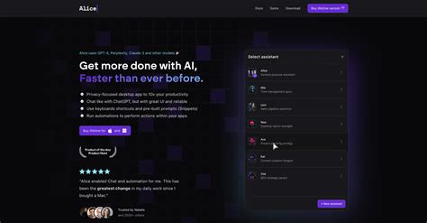 Use Ai Models Like Openai And Claude For Productivity Using Alice