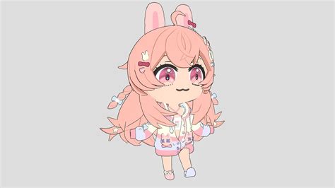 Chibi Pipkin Pippa Download Free 3d Model By R24 Rr12366 [392d6bc] Sketchfab