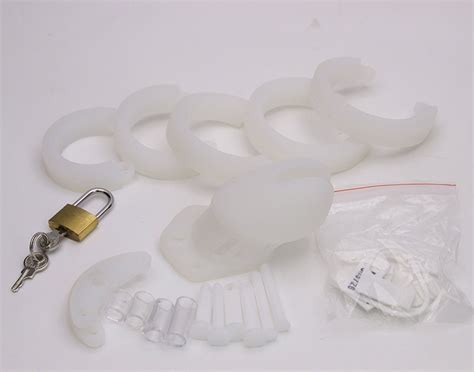 3d Printed Silicone Cock Cage 5 Sizing Rings Included Etsy