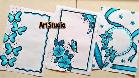 Border Designsborder Design For Projectproject Work Designs