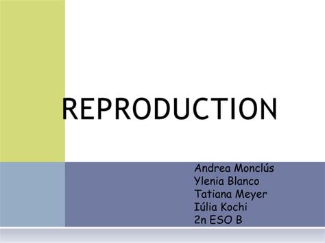 Asexual Reproduction Ppt Ppt