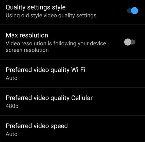 Resolution Of Video Settings Issue VueTubeApp VueTube GitHub