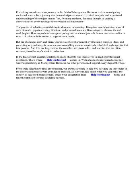 Dissertation Topics Management Business Pdf Banks Thesis