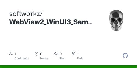 github softworkz webview2 winui3 sample