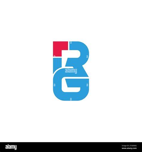 Letter Rg Linked Arrow Simple Logo Vector Stock Vector Image And Art Alamy