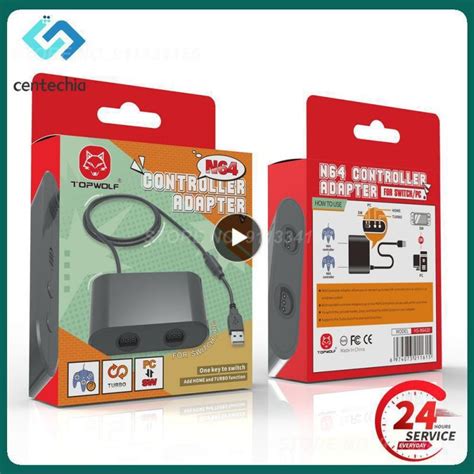 Jual N64 Controller Usb Easy Setup Convenient Home Turbo Function Versatile Compatibility