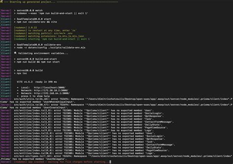 Resolved Prisma Error On Mac Wasp