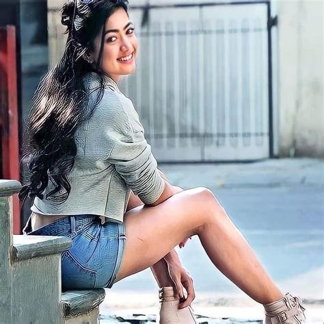 25 Hot Photos Of Rashmika Mandanna Flaunting Her Sexy Legs In Shorts