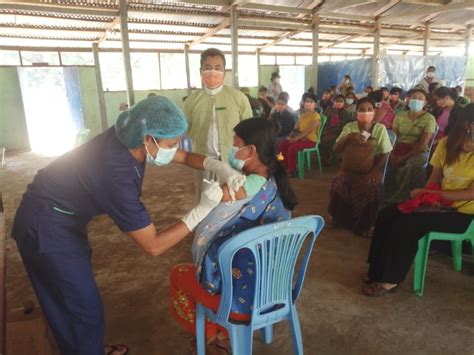 လိပ်သိုမြို့တွင် ကိုဗစ် ၁၉ရောဂါကာကွယ်ဆေးအား ၈ကြိမ်မြောက် ထိုးနှံပေး