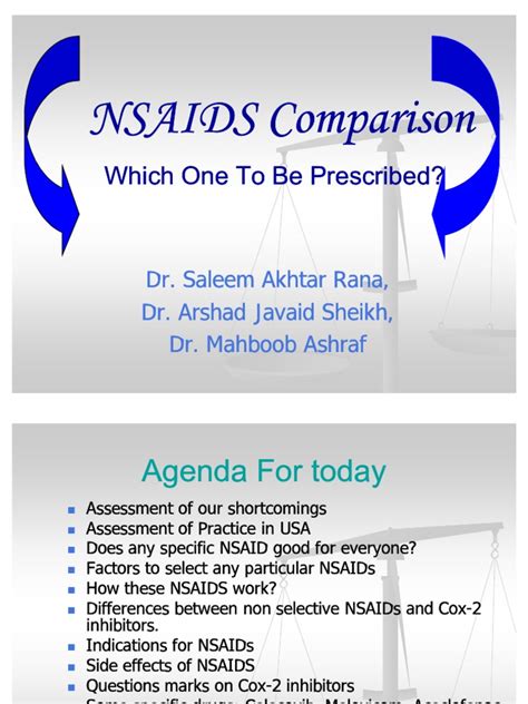 Nsaids Comparison