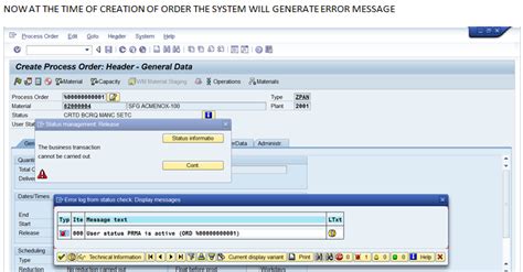 Process Order Release Control SAP Community