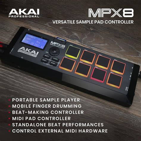 Akai Professional Mpx8 Portable Sample Pad Thailand Ubuy