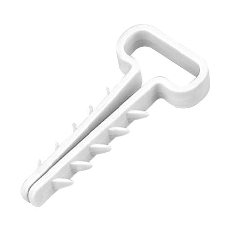 Quick Fix Cable Grip Flat Cable 15x7mm White 20 Pcs