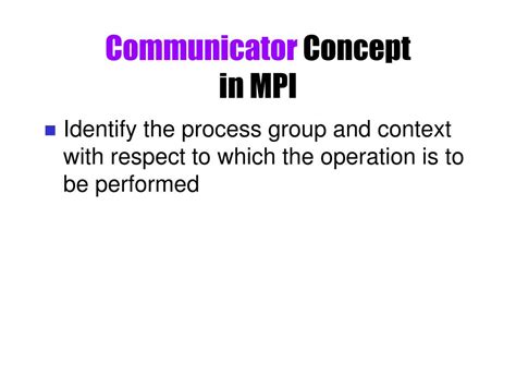 Ppt Lecture 2 Part Ii Message Passing Programming Mpi Powerpoint Presentation Id4797470