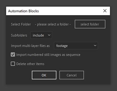 Synced Folders Automation Blocks