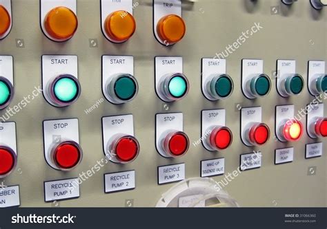 Buttons On Control Panel Stock Illustration 31066360 Shutterstock