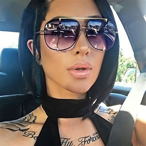 New Aviator Sunglasses Oversized Pilot Sunscreen Glasses Unisex Uv 400 Gradient Lens B