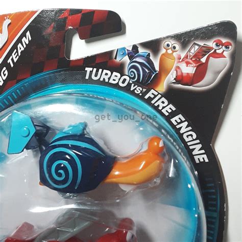 Dreamworks Turbo Turbo Vs Fire Engine 2 Pack Snail Shell Racers Vehicle