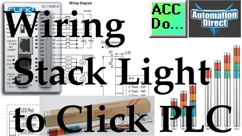 Wiring Stack Light To Click Plc Youtube