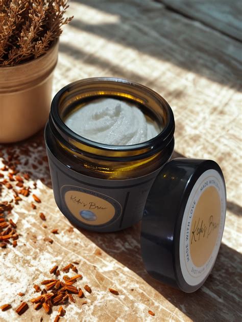 Stone Beef Tallow Sugar Scrub Natural Exfoliant For Men Kedas Brew