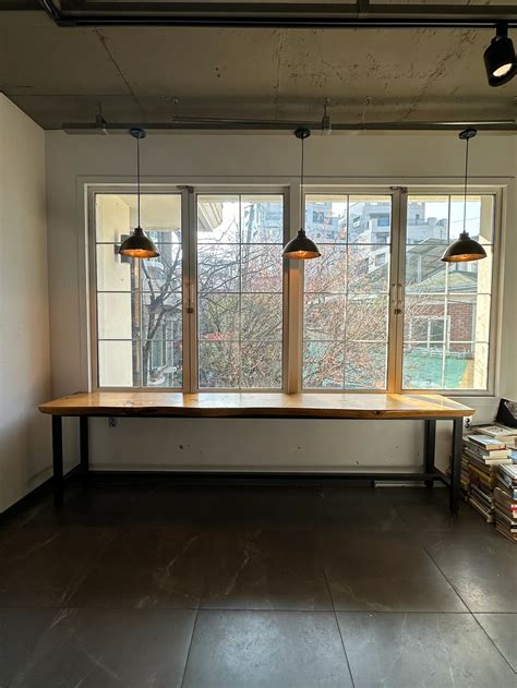 통나무 테이블 판매 카페 거실 당근 중고거래