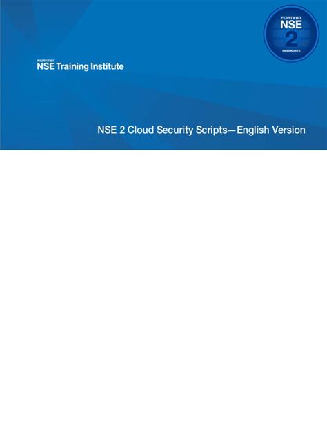 Nse 2 Cloud Security Script En Pdf Cloud Computing Software As A Service