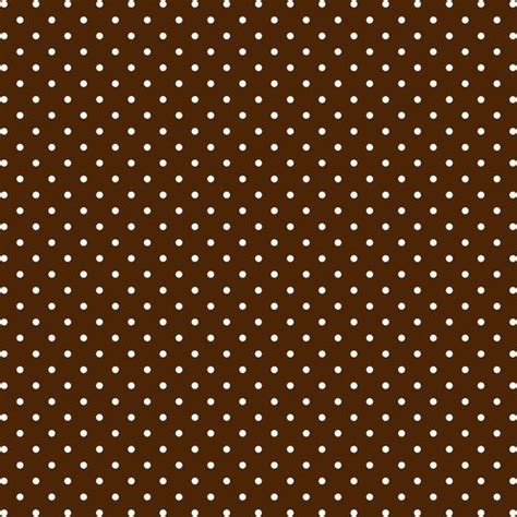 Polkadot Fashion Style Brownwhite Colors Kahverengi Kunst