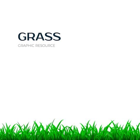 Premium Vector Grass Border Horizontal Banner With Green Grass