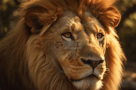 狮子的特写高清图片下载 正版图片600074520 摄图网