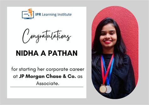 Ipr Learning Institute On Linkedin Success Opportunity Successstory