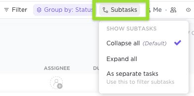 Subtasks In Multiple Lists FAQ ClickUp Help